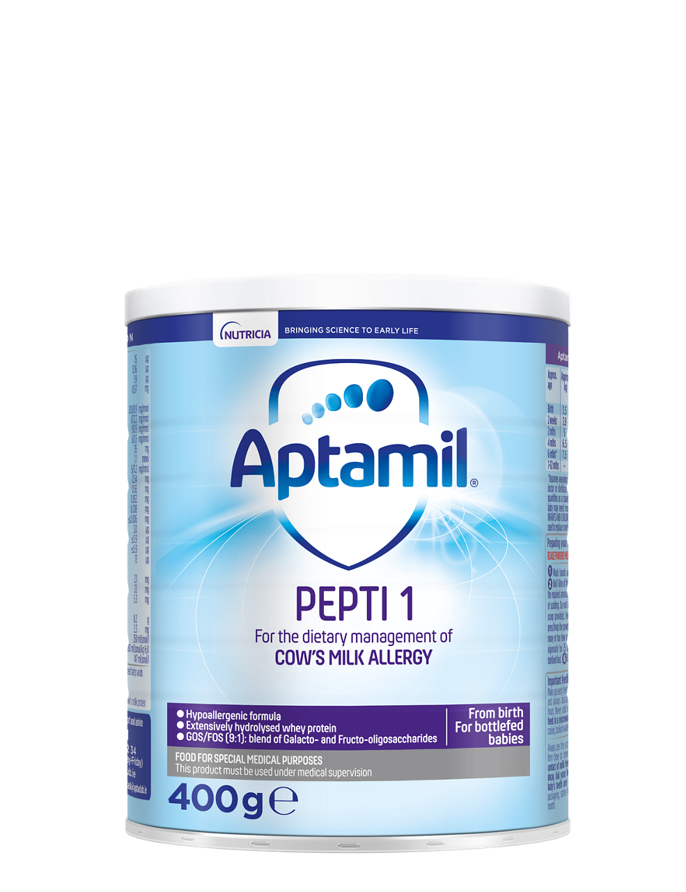 Aptamil Pepti 1 Specialty Milk 400g Tin Aptashop